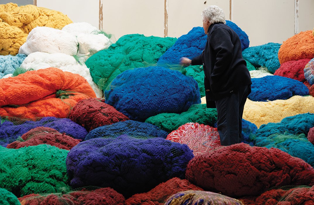 Sheila Hicks's Sunbrella Color Riot in Paris - Dwell