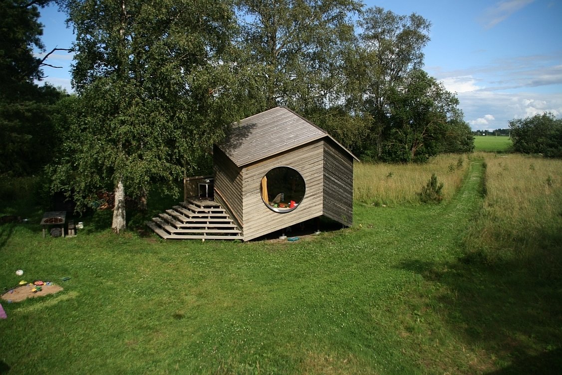 Estonian Designer’s Tiny Geometric Cabin - Dwell