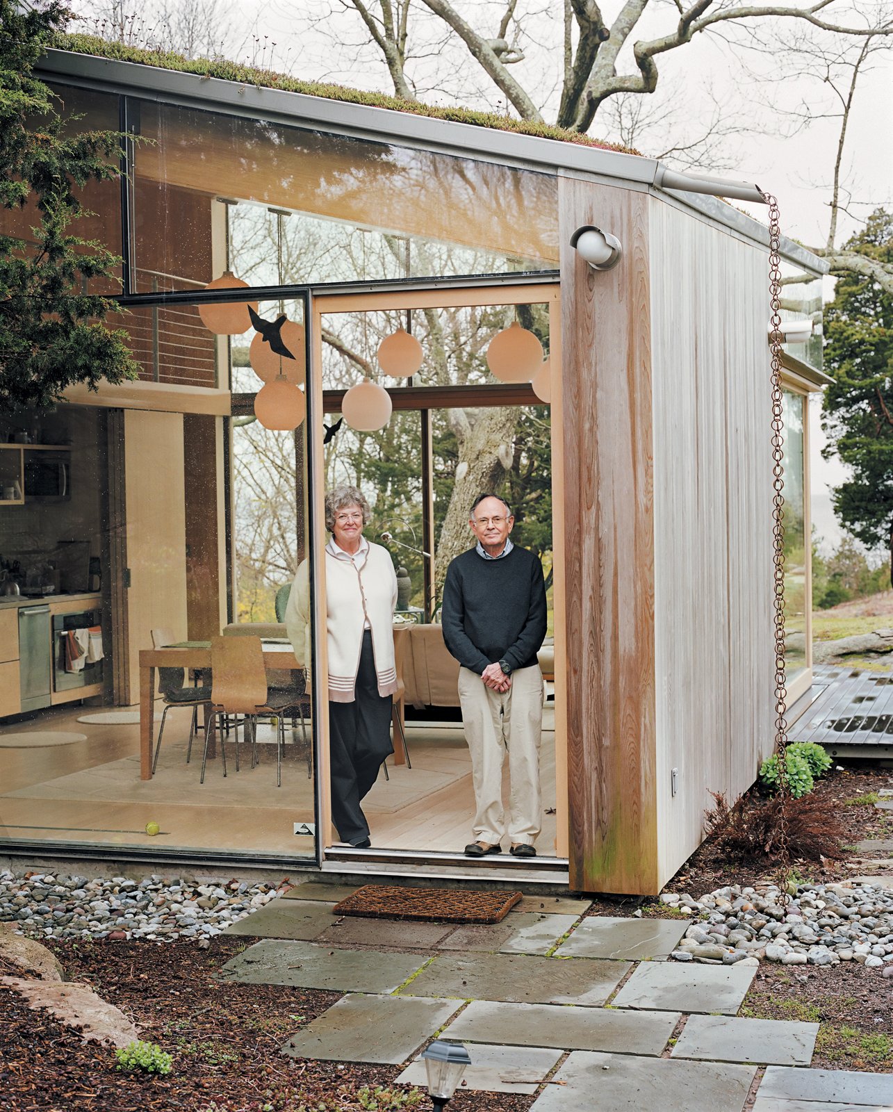 Photo 1 of 10 in A Striking Angular Cottage in Connecticut - Dwell