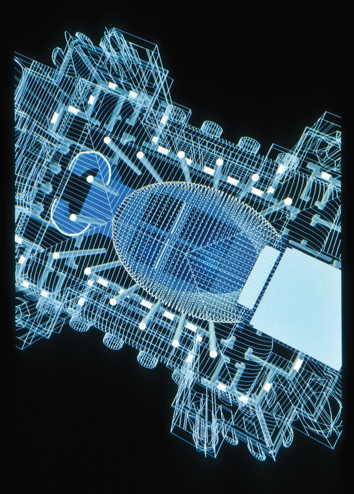 Architecture Meets Tron in These Retro-Futuristic CAD Drawings (5 ...