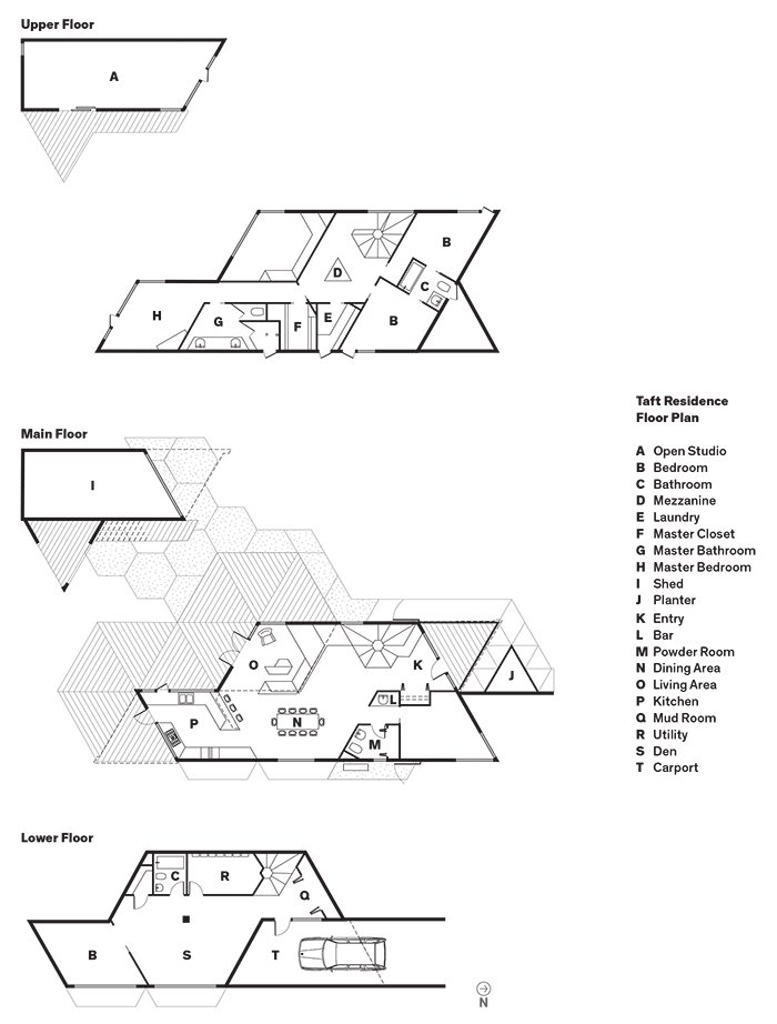 Photo 12 of 12 in 28 Triangles Make Up This Hyper-Angular Family Home ...