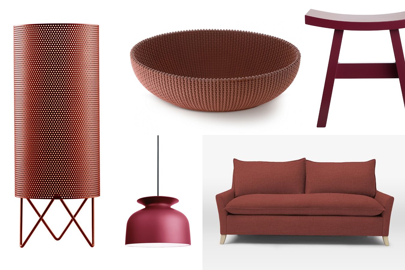 Matching Home Decor to Pantone's 2015 Color of the Year: Marsala (8 ...