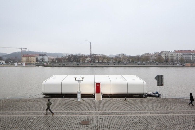 Photo 5 of 7 in Floating Prefab Concept Rethinks the Houseboat - Dwell
