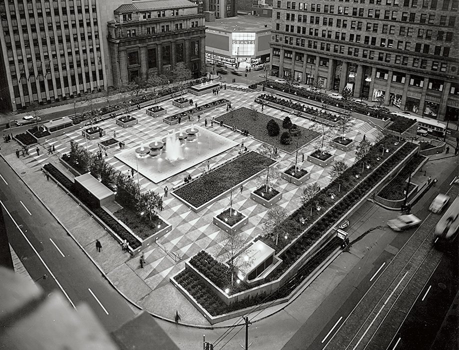 Photo 2 of 3 in Lauded Midcentury City Square Receives a Much-Needed ...