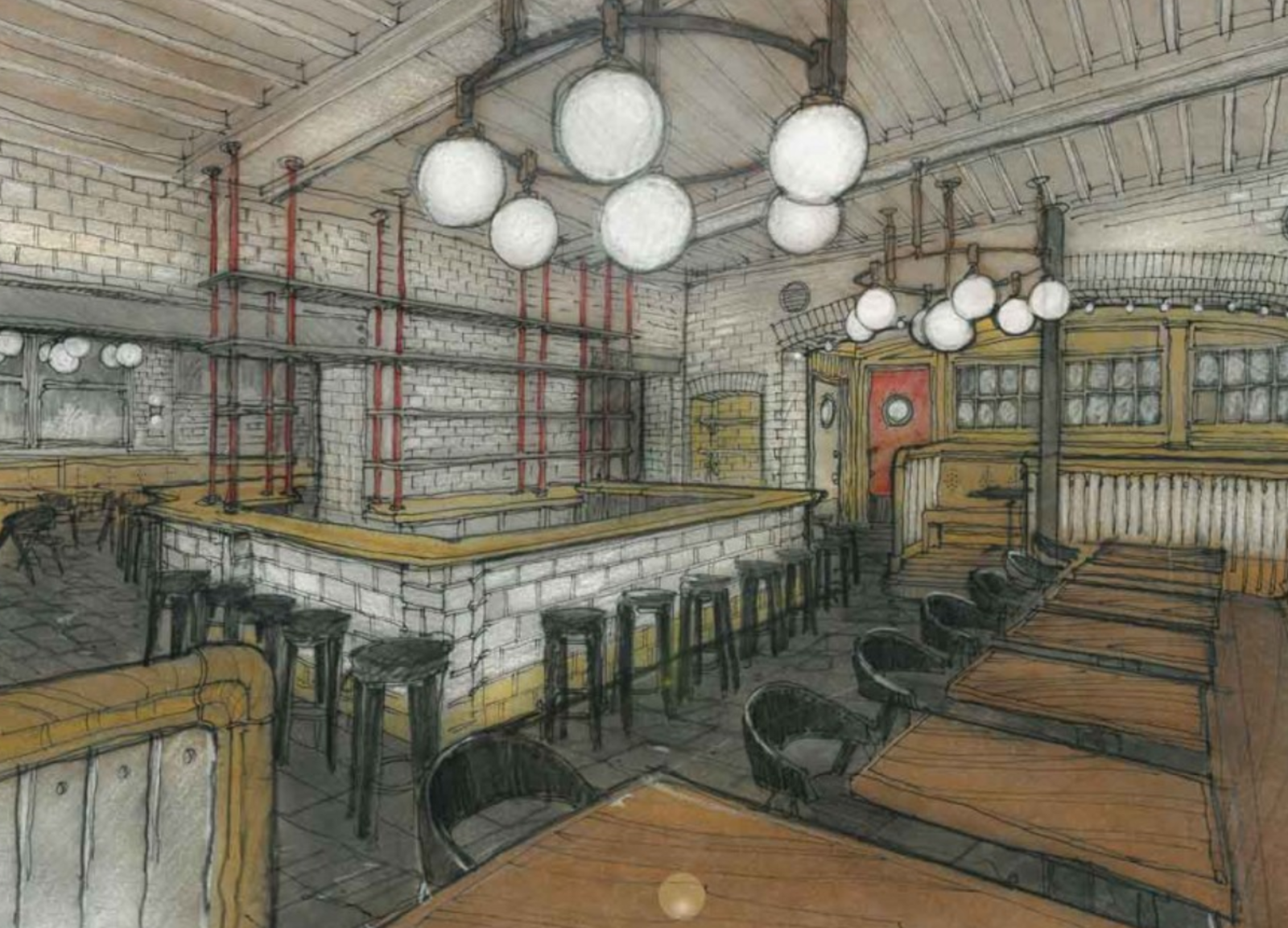 Photo 4 of 10 in Restaurant Design by Roman and Williams by Eujin Rhee ...