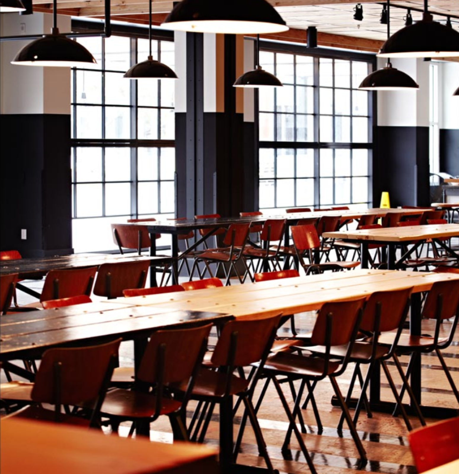 Facebook Headquarters Cafeteria