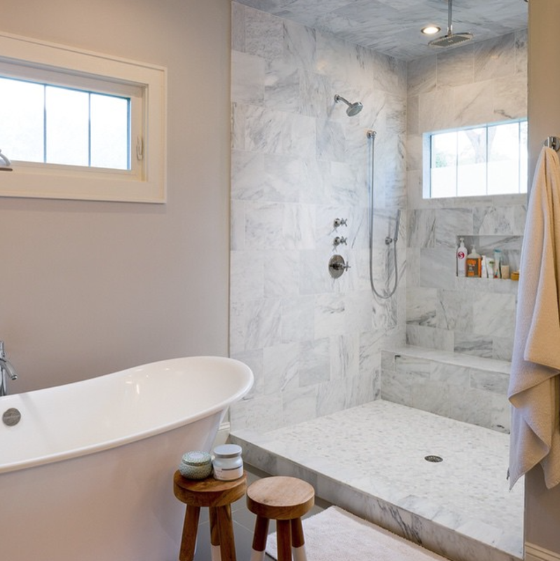 Photo of the Week: Giant Walk-In Shower - Dwell