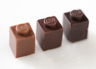 LEGO Blocks Made from Chocolate Collection of 6 Photos by Diana Budds ...