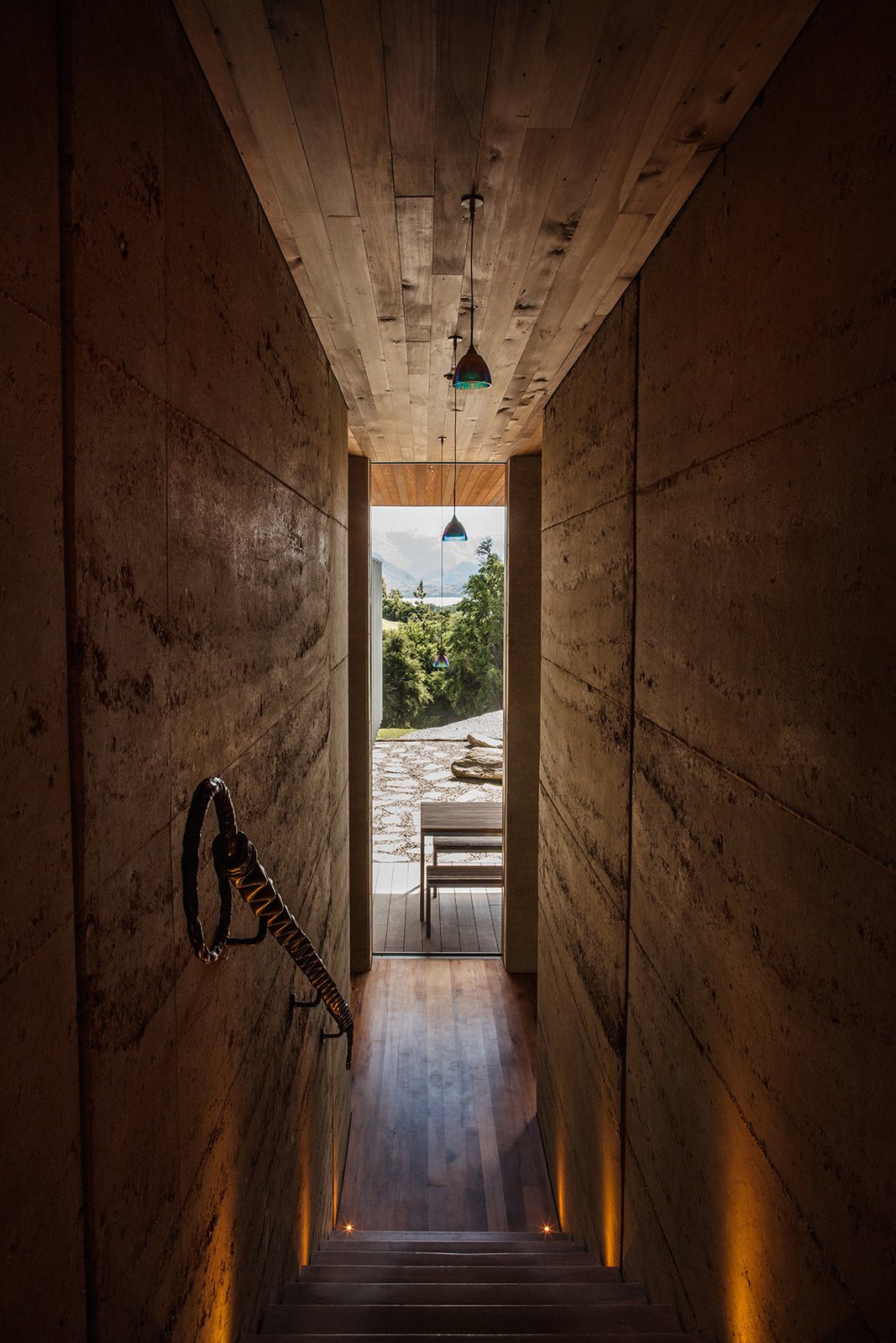 Photo 6 of 23 in A Rammed Earth Home Rises on a Breathtaking Site in ...