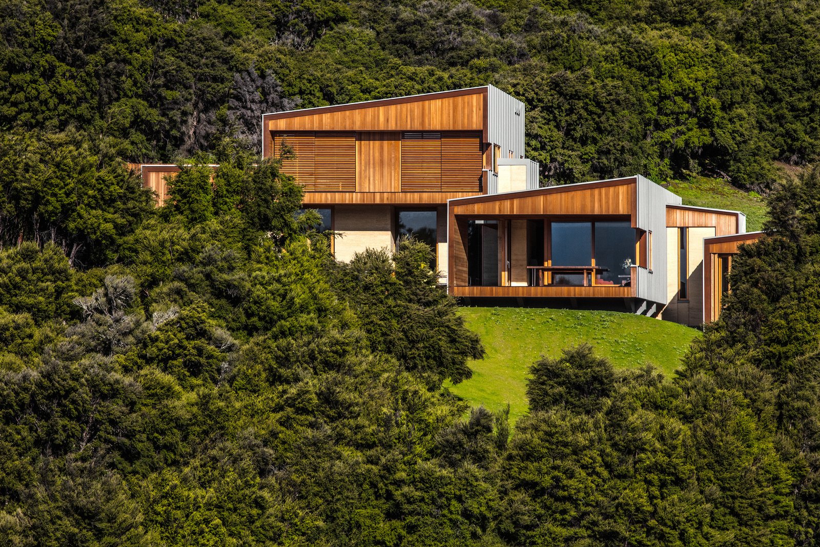 Photo 2 of 23 in A Rammed Earth Home Rises on a Breathtaking Site in ...