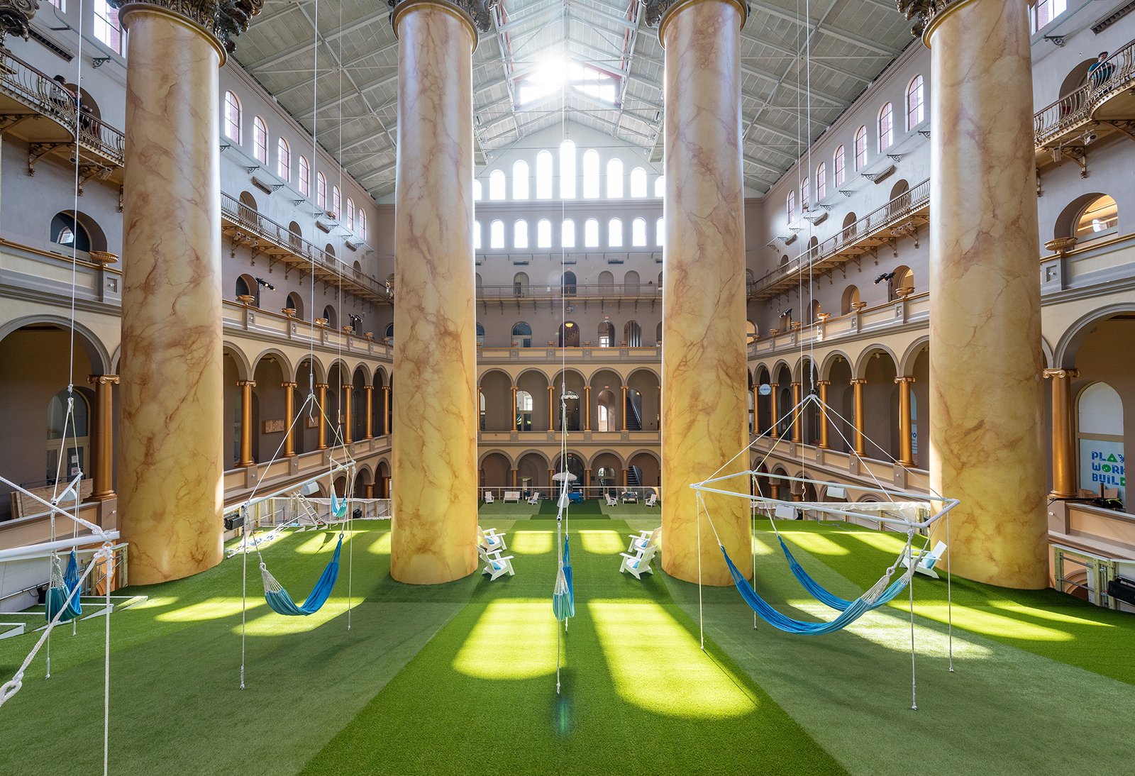 Photo 1 of 7 in First Look: A Gigantic Lawn Just Popped Up Inside the ...