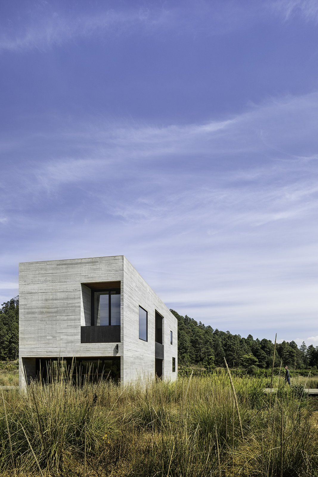 Photo 2 of 14 in A Monolithic, Concrete Home Commands the Landscape ...