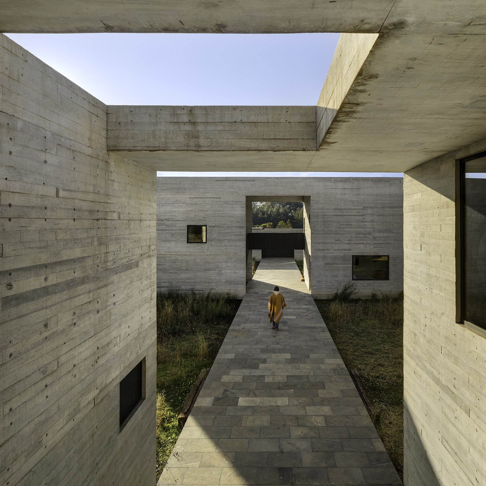 Photo 3 of 14 in A Monolithic, Concrete Home Commands the Landscape ...