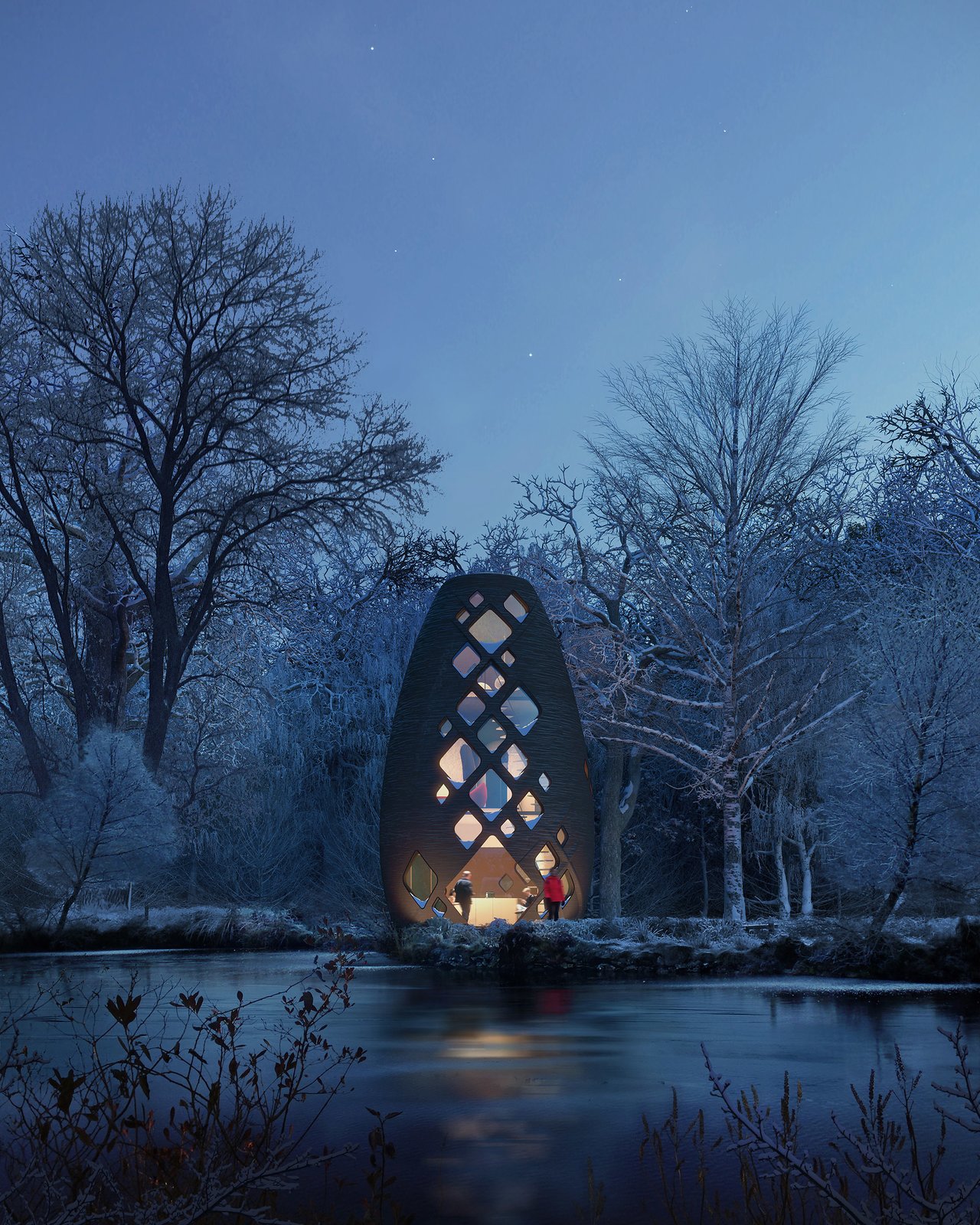 Photo 4 of 4 in A 3D-Printed Pod Home Designed For Mars Is Now Bookable ...