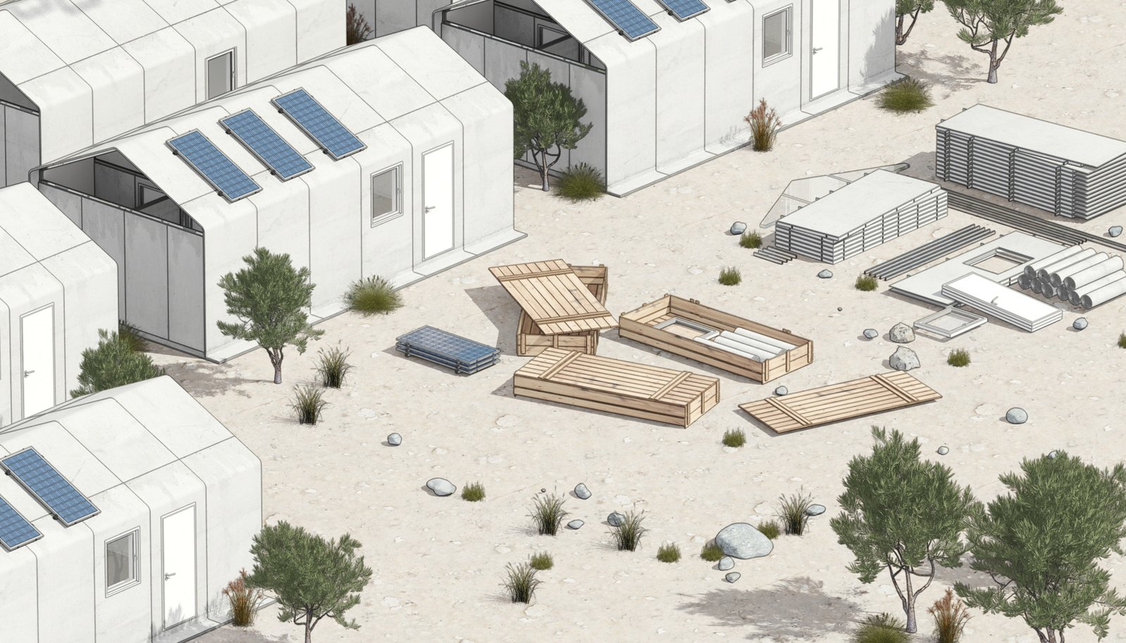 Photo 5 of 6 in These “Just Add Water” Homes Can Be Built in Less Than ...