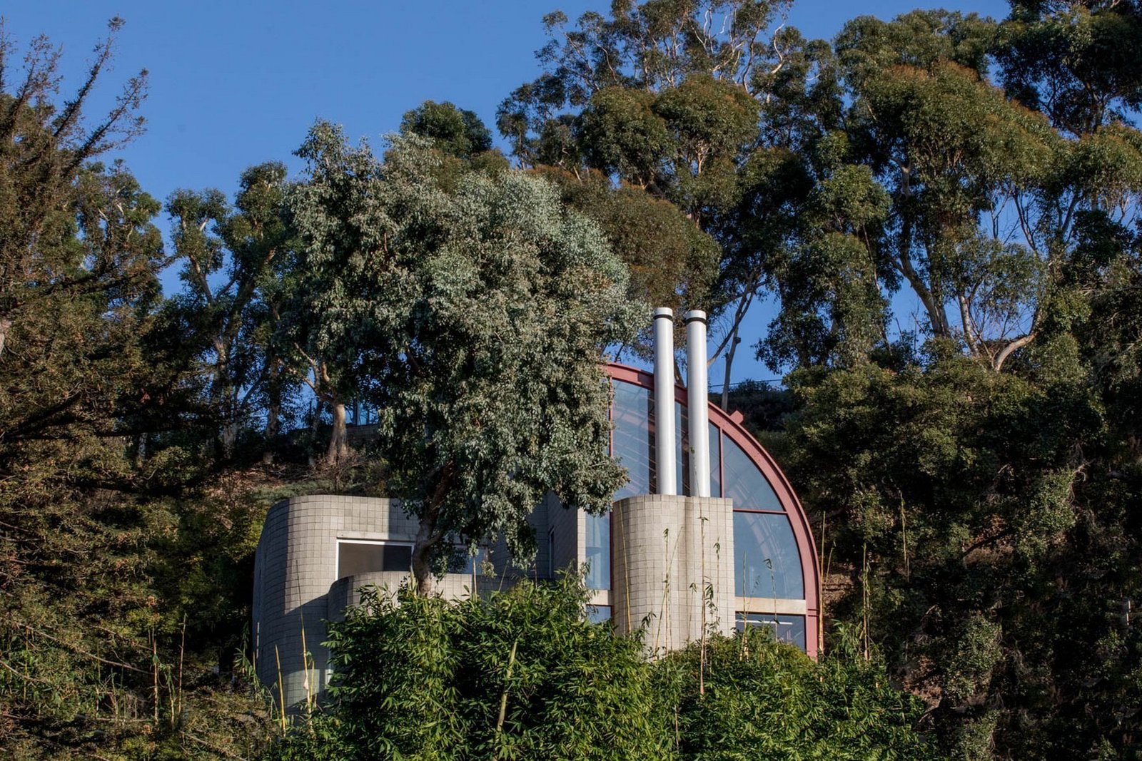 Photo 1 of 10 in An Imposing Concrete, Glass, and Steel Home by Ray ...