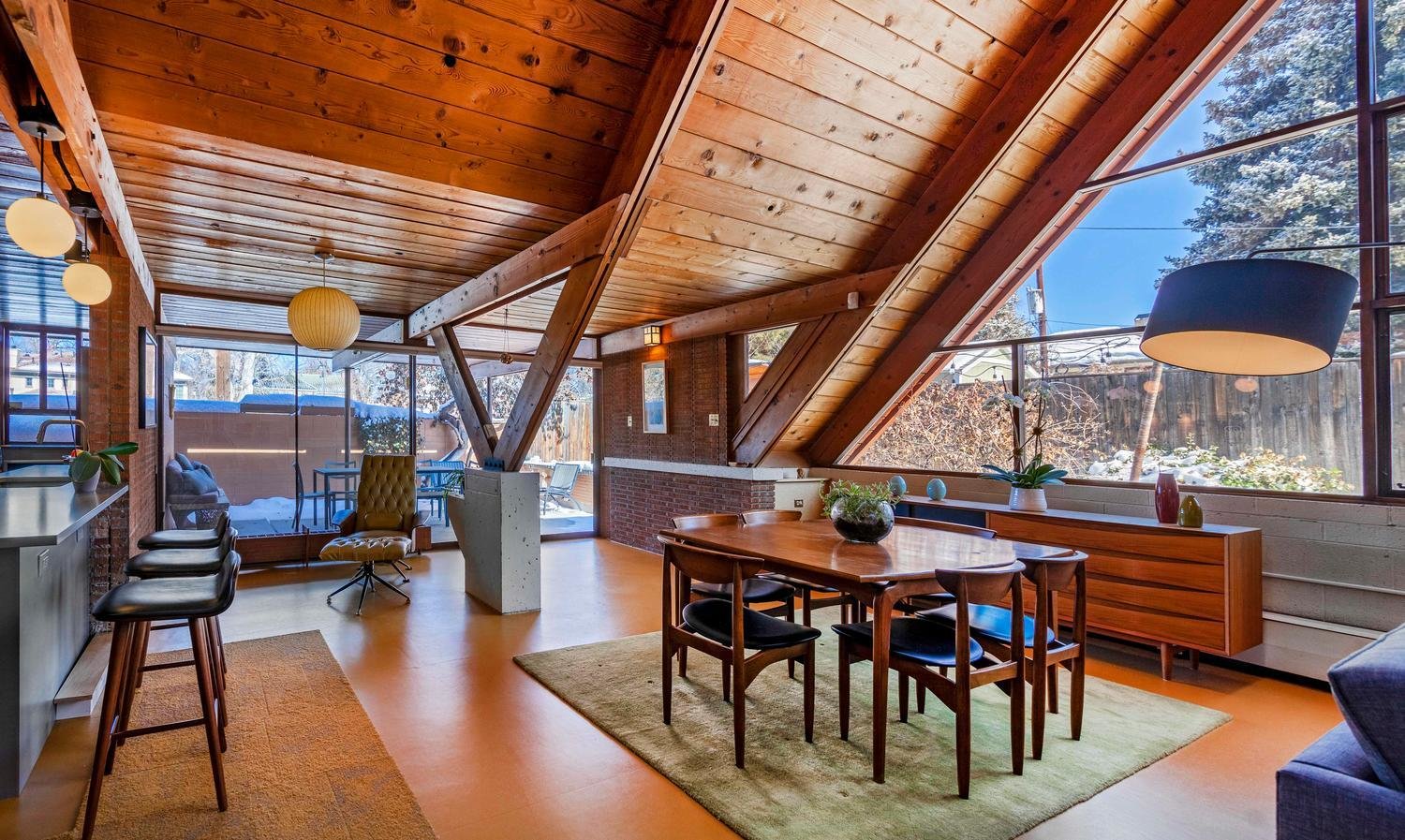 Photo 4 of 13 in This Midcentury A-Frame in Denver Offers Serious ...