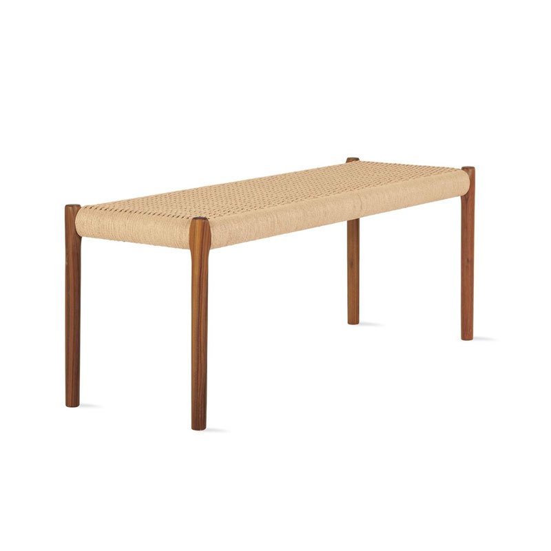 J.L. Møllers Møbelfabrik Møller Model 63A Bench by Design Within Reach ...