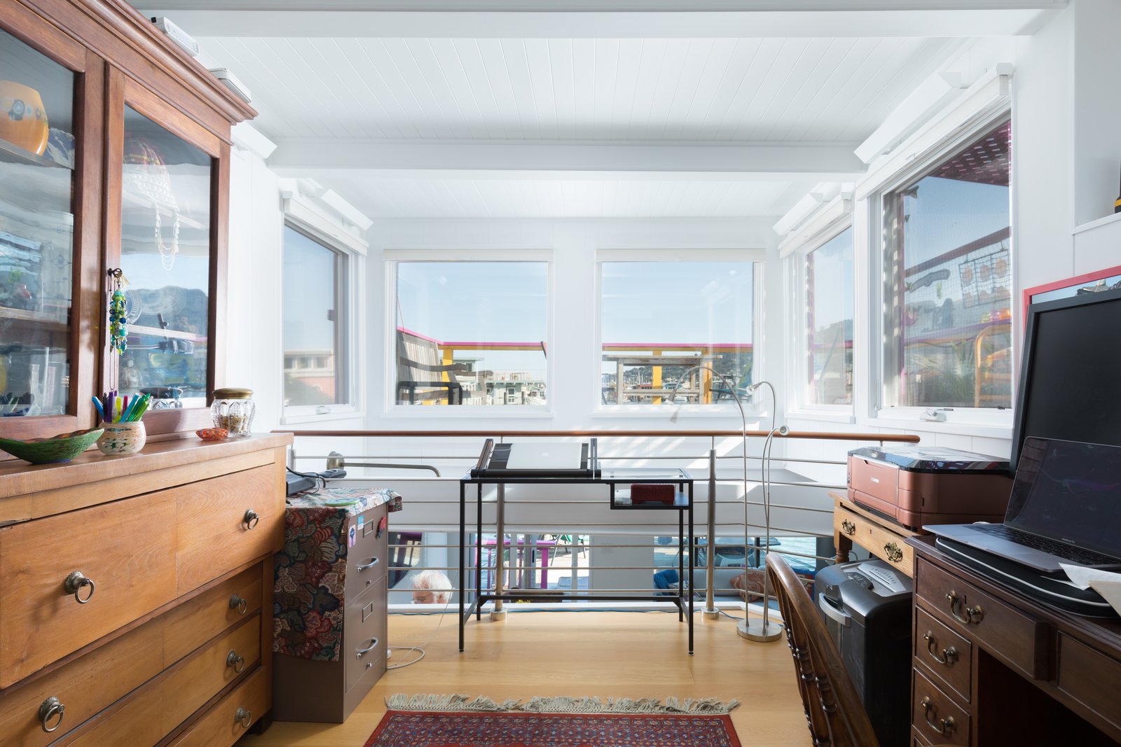 Photo 7 of 12 in This Vibrant Two-Story Houseboat Is Up for Grabs in ...