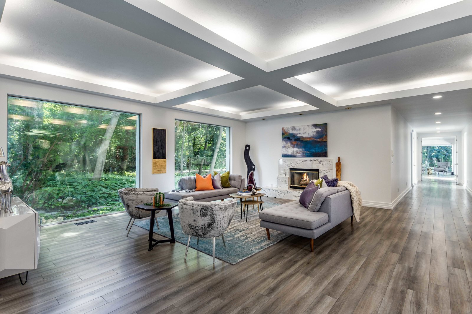 Photo 8 of 10 in A Glass-Encased Home in a Forest Near Salt Lake City ...