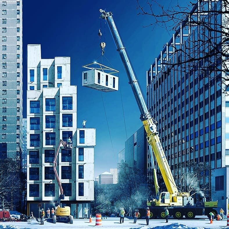 Photo 1 of 7 in These New $49K Prefabs Can Snap Together Like LEGO ...