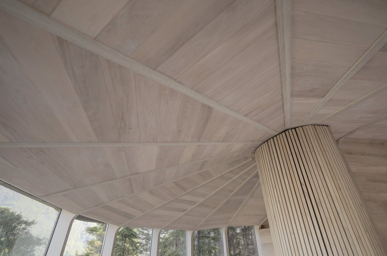 Photo 10 of 20 in A Pair of Pine Cone–Shaped Tree Houses Overlook a ...