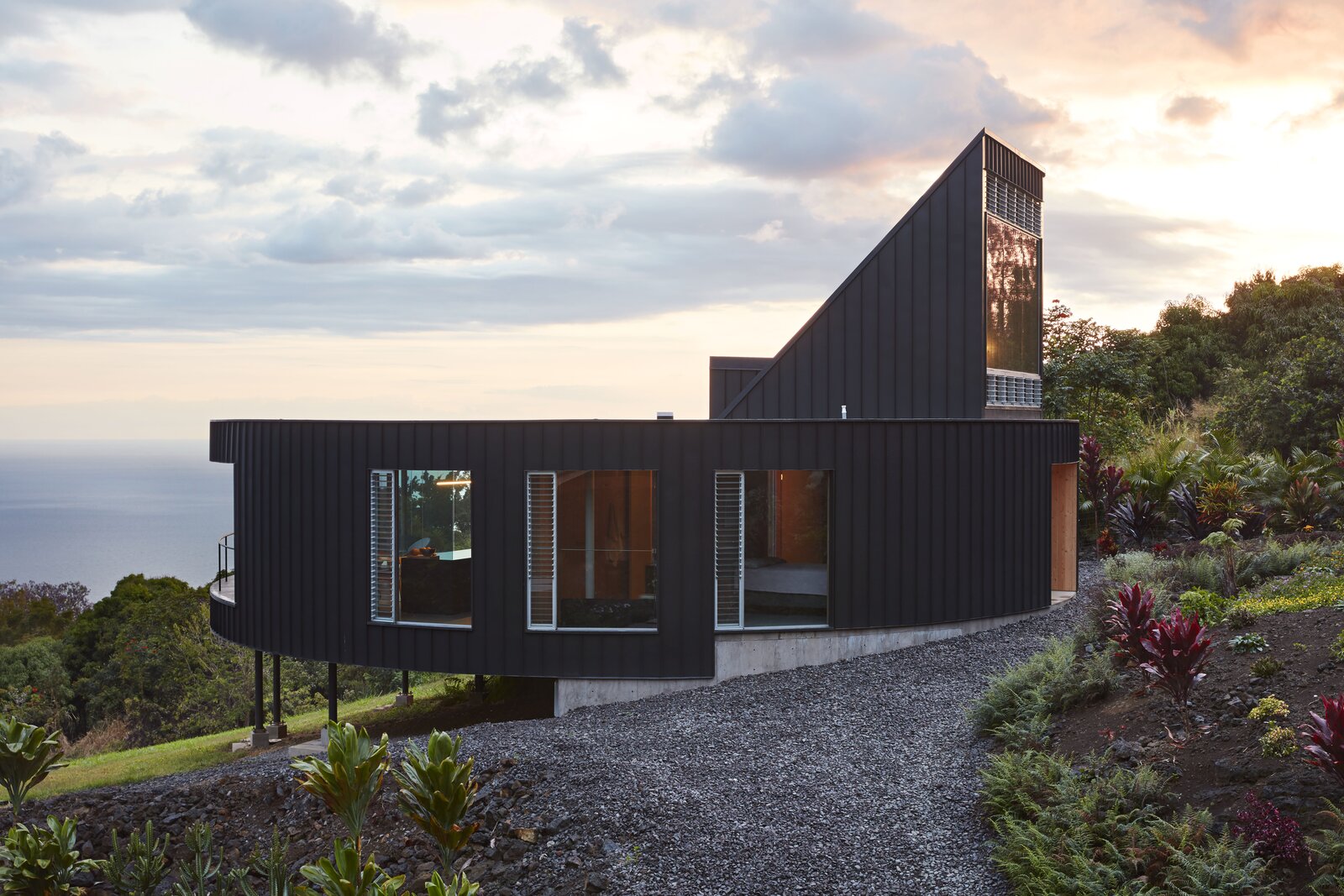 Photo 2 of 14 in A Professor–Turned–Farmer’s Circular Hawaii Home Takes ...