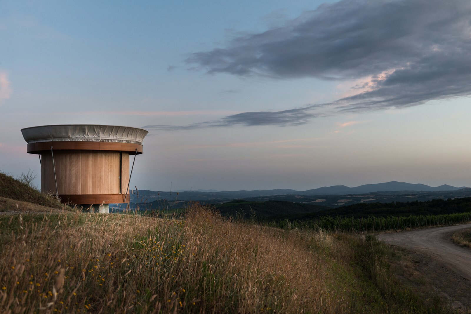 Photo 8 of 8 in A Tiny Circular Cabin With Rollable Walls Will Soon ...