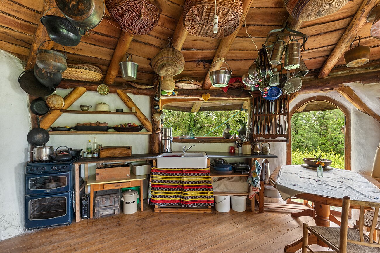 Photo 4 of 10 in A Whimsical, Off-Grid Dwelling Fit for a Hobbit Asks ...