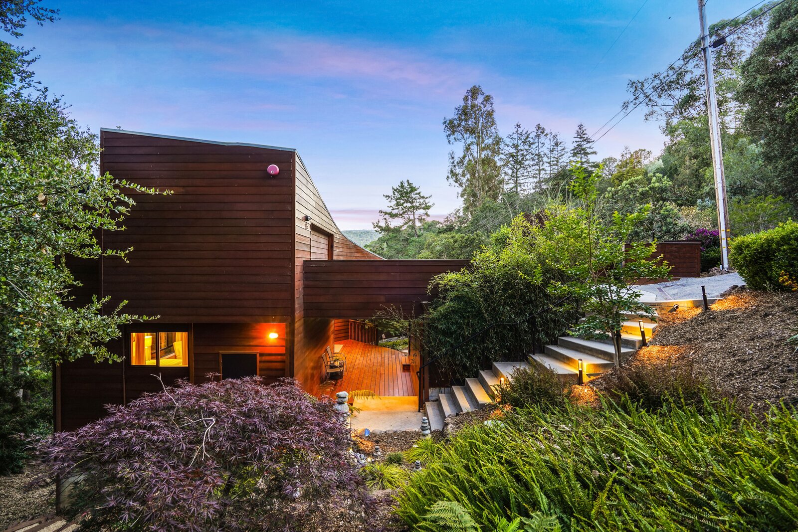 Photo 1 of 10 in A Wood-Clad Bay Area Home With Tree House Vibes Asks ...
