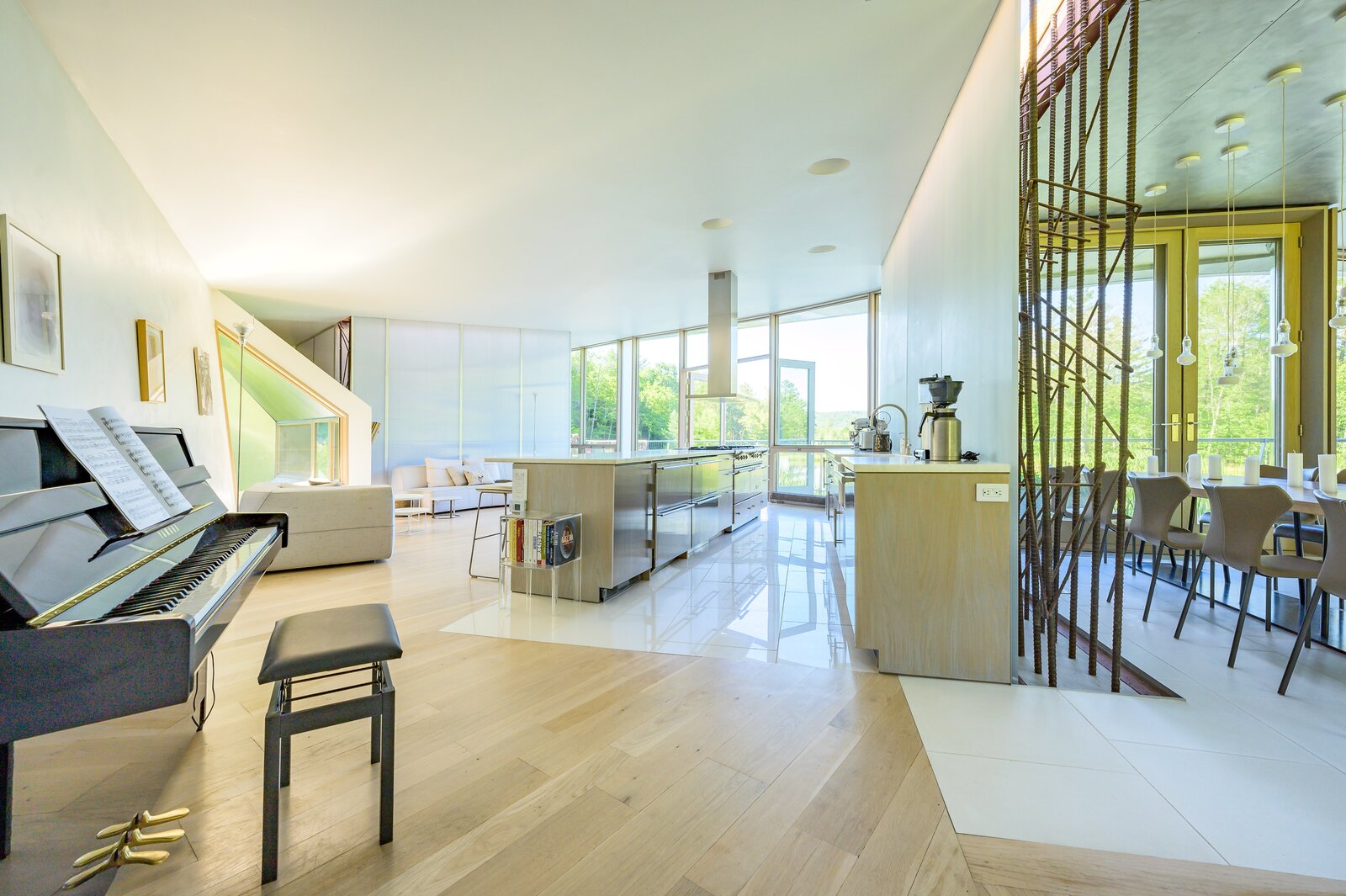 Photo 8 of 11 in $3.2M Will Net You a Sublime Steel Getaway on a Pond ...