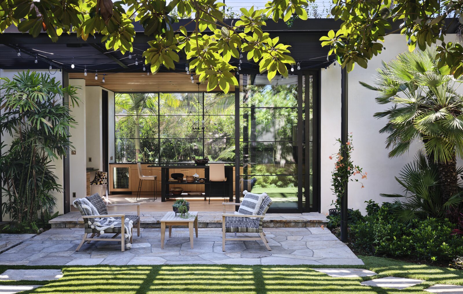 Photo 6 of 16 in A Secret Garden Springs to Life Around a Glassy Olson ...