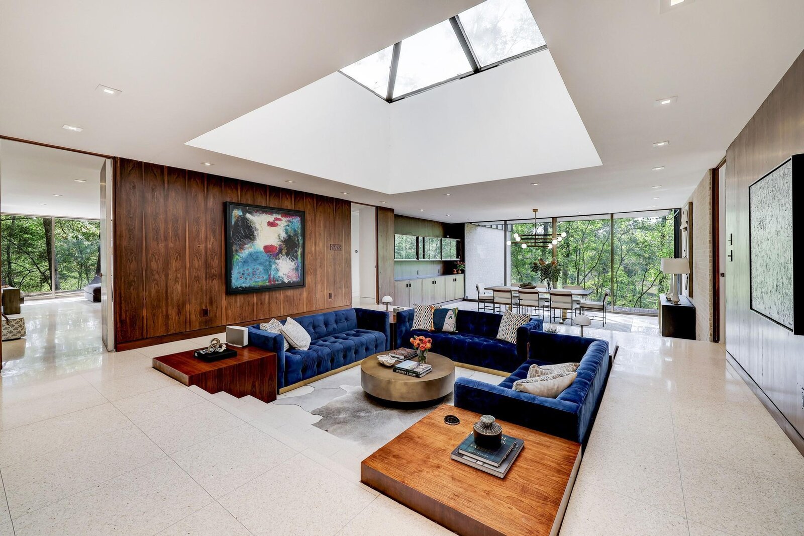 Photo 3 of 10 in The Atrium Is the Star of This $3.1 Million ’70s Texas Home—Or Is It the ...