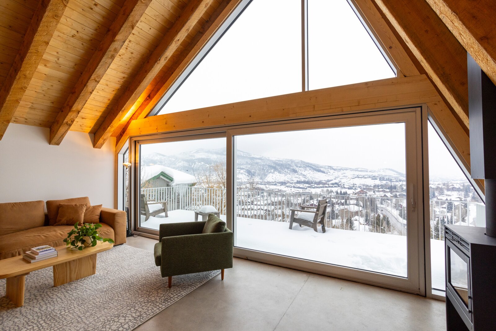 Photo 3 of 5 in He Had a Vision: to Build an A-Frame Cabin Almost ...