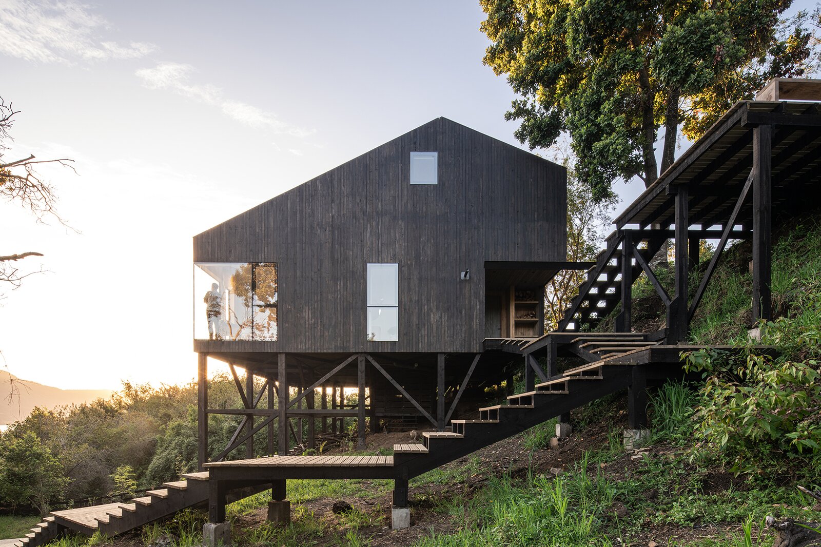 Photo 2 of 7 in Thanks to a Massive, Jewel-Like Skylight, This Chilean ...