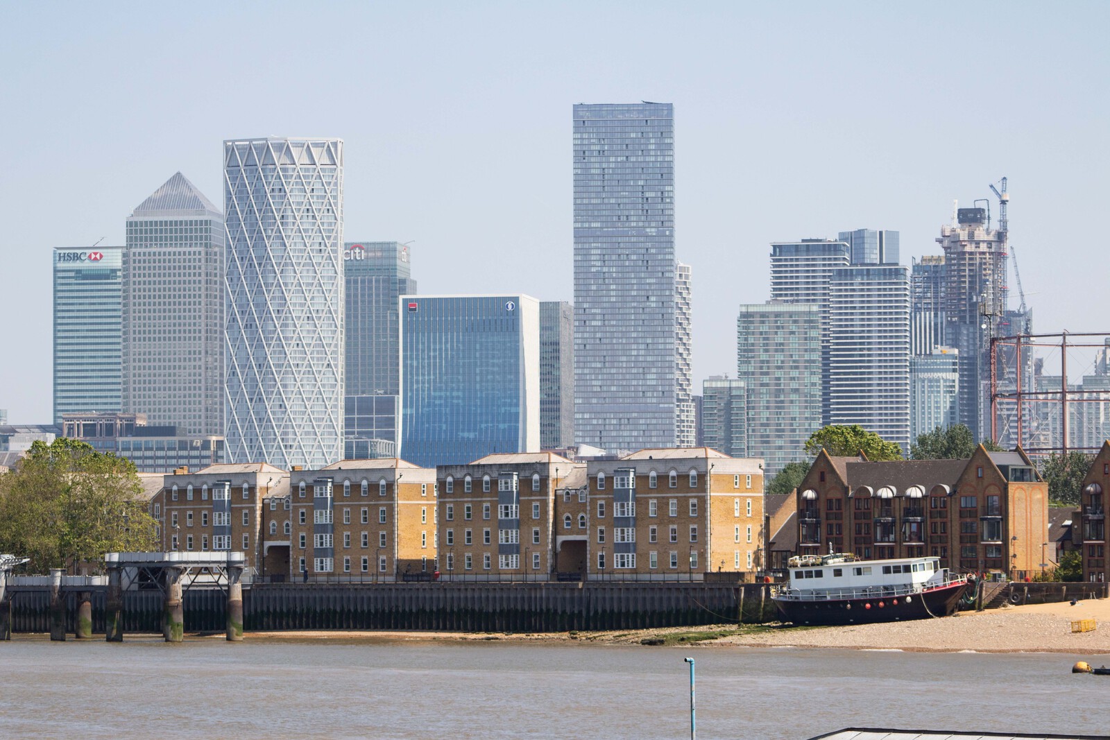 Photo 2 of 9 in In London, a Houseboat With Ancient Moorings Hits the ...