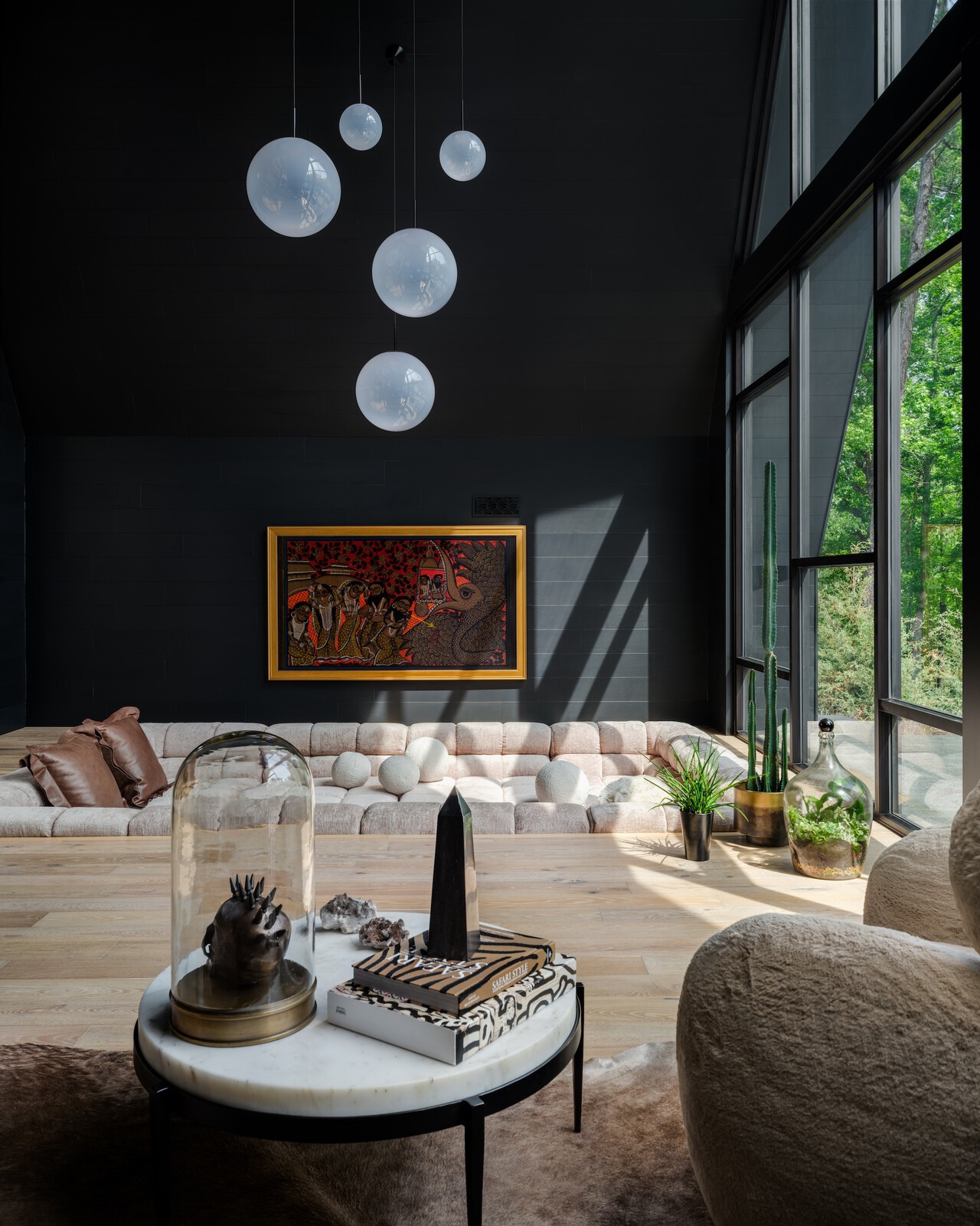 Photo 5 of 5 in How They Pulled It Off: A Custom Conversation Pit in a ...