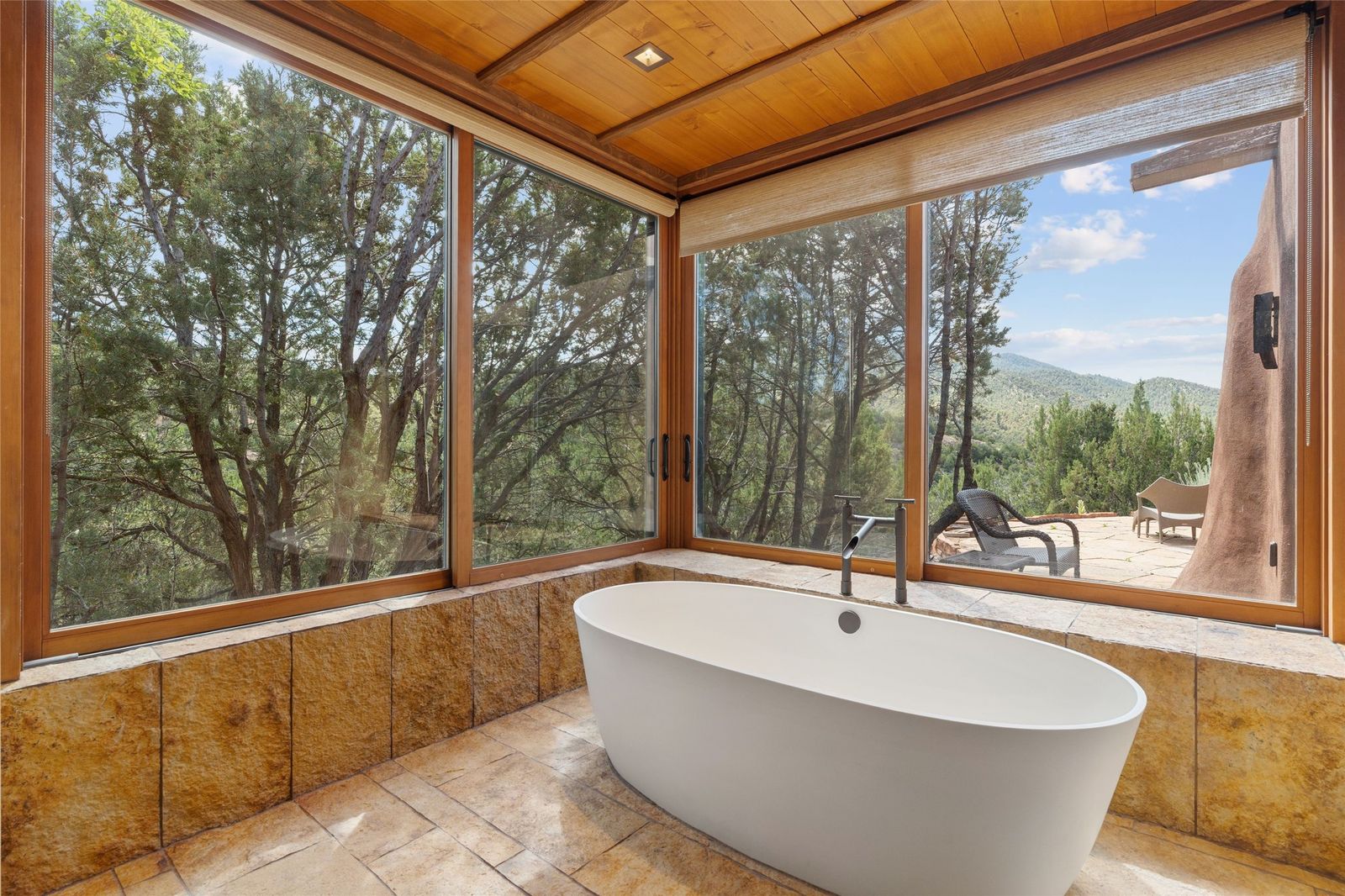 Photo 9 of 12 in This $1M Santa Fe Home Has a Sunroom With Mountain ...
