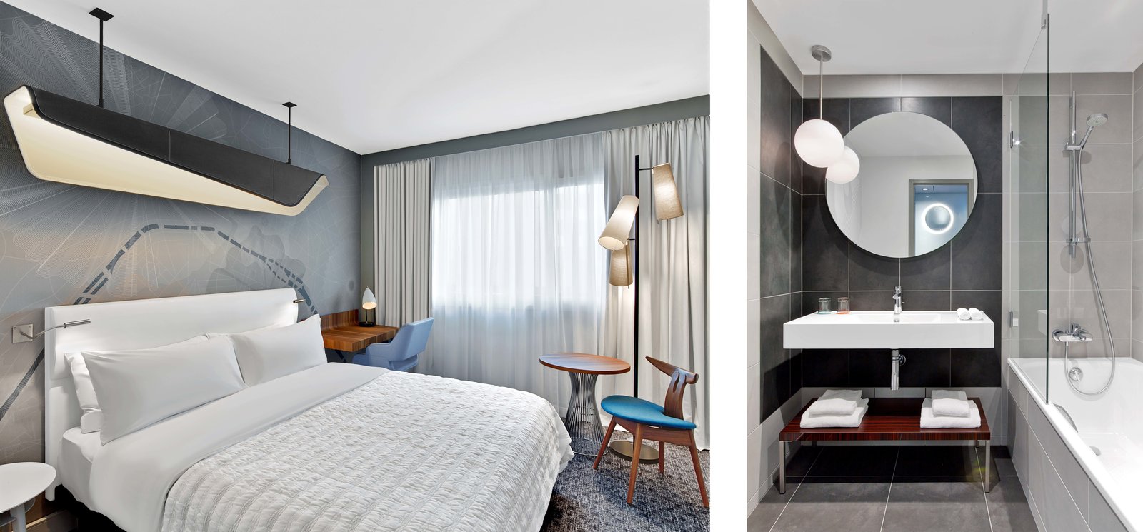 Photo 5 of 6 in The Largest Hotel in Paris Gets a Midcentury Modern ...