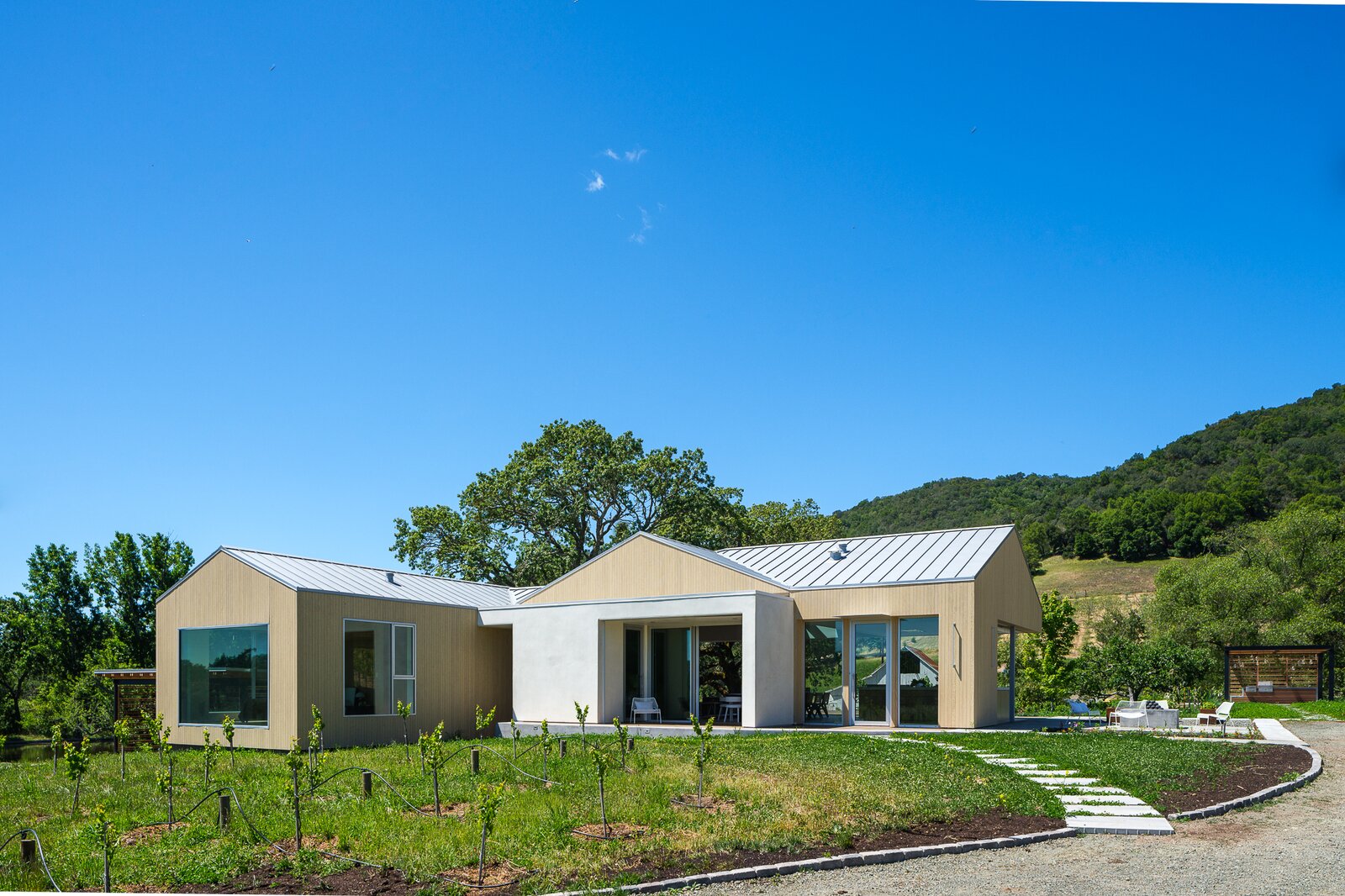 Photo 2 of 13 in A Couple Carve Open a Working Sonoma Farmhouse to ...
