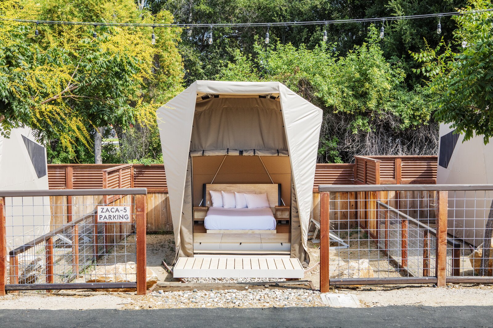 Photo 4 of 5 in More Tent Than Cabin, Jupe’s $25K Prefabs Don’t Require ...