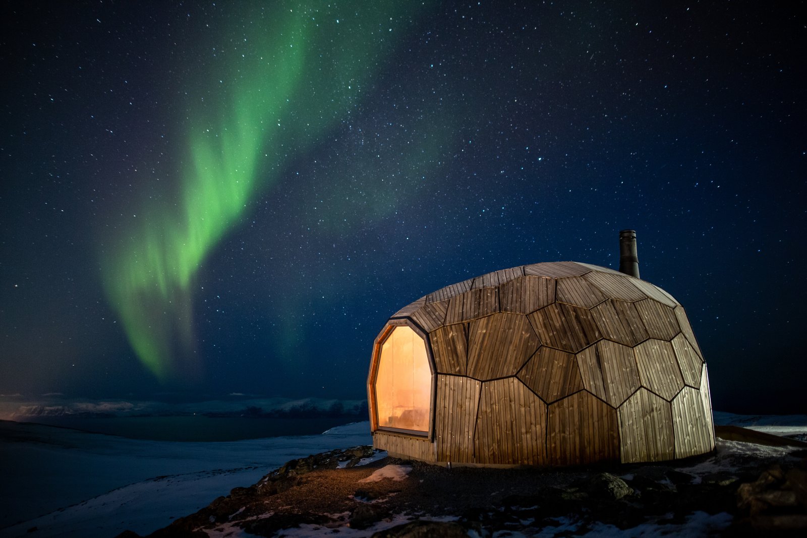Photo 15 of 15 in This Egg-Shaped Cabin Provides Shelter for Arctic ...