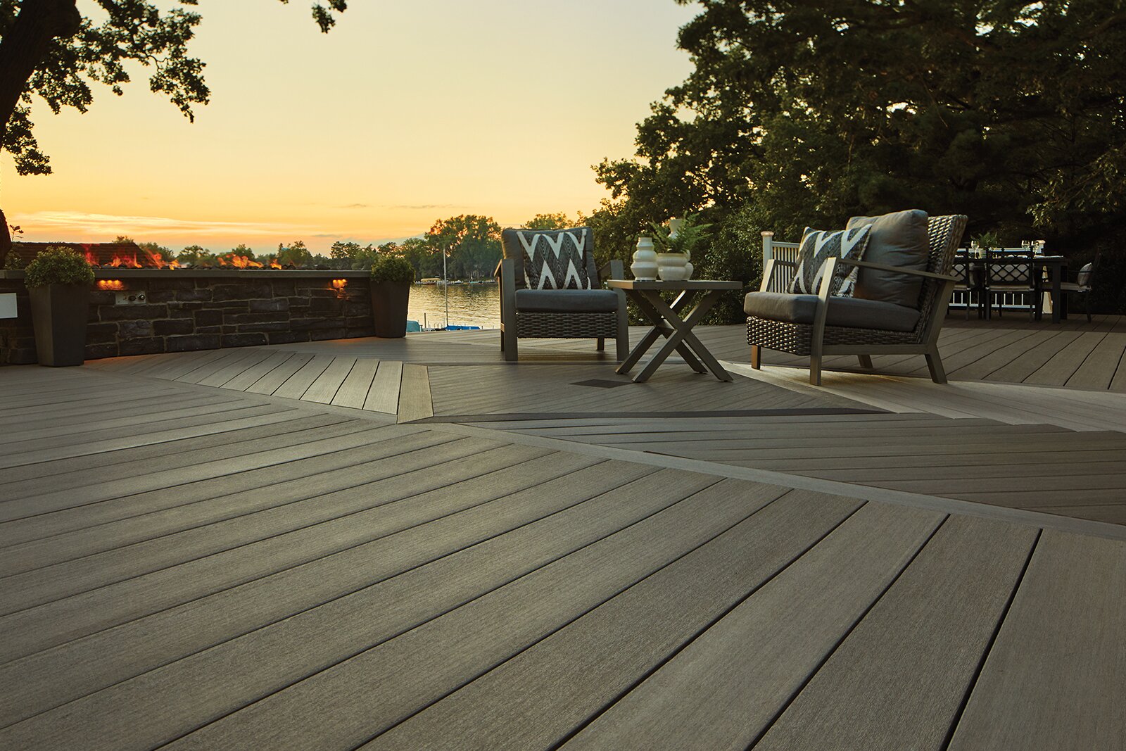 Photo 1 of 7 in An Artful Lakefront Deck Invites Family Gatherings in ...