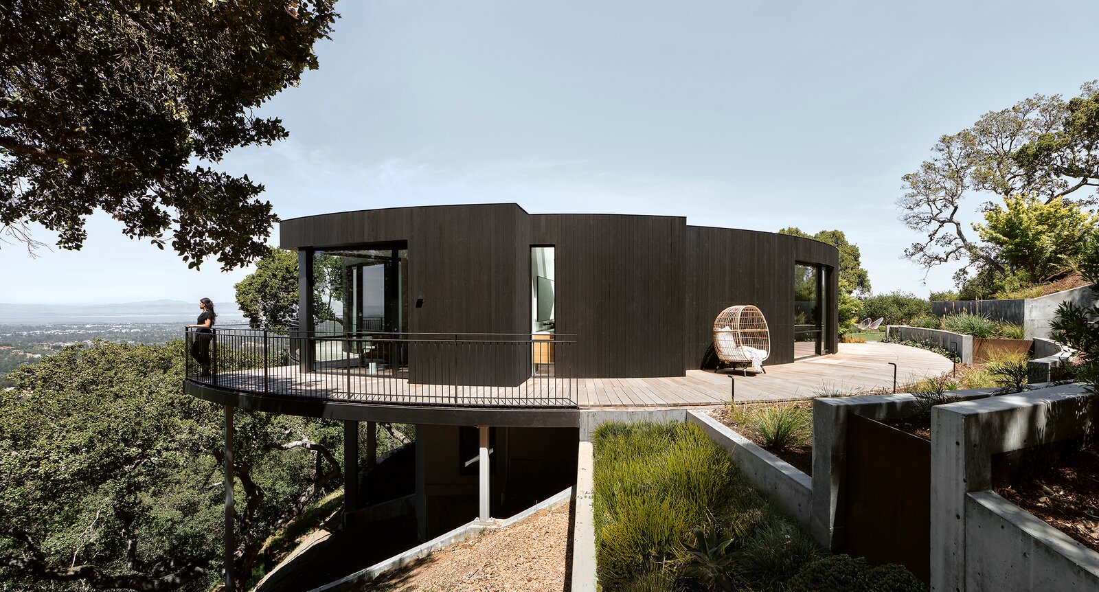 Photo 1 of 23 in A Bold Circular Home Radiates Outward From Its ...