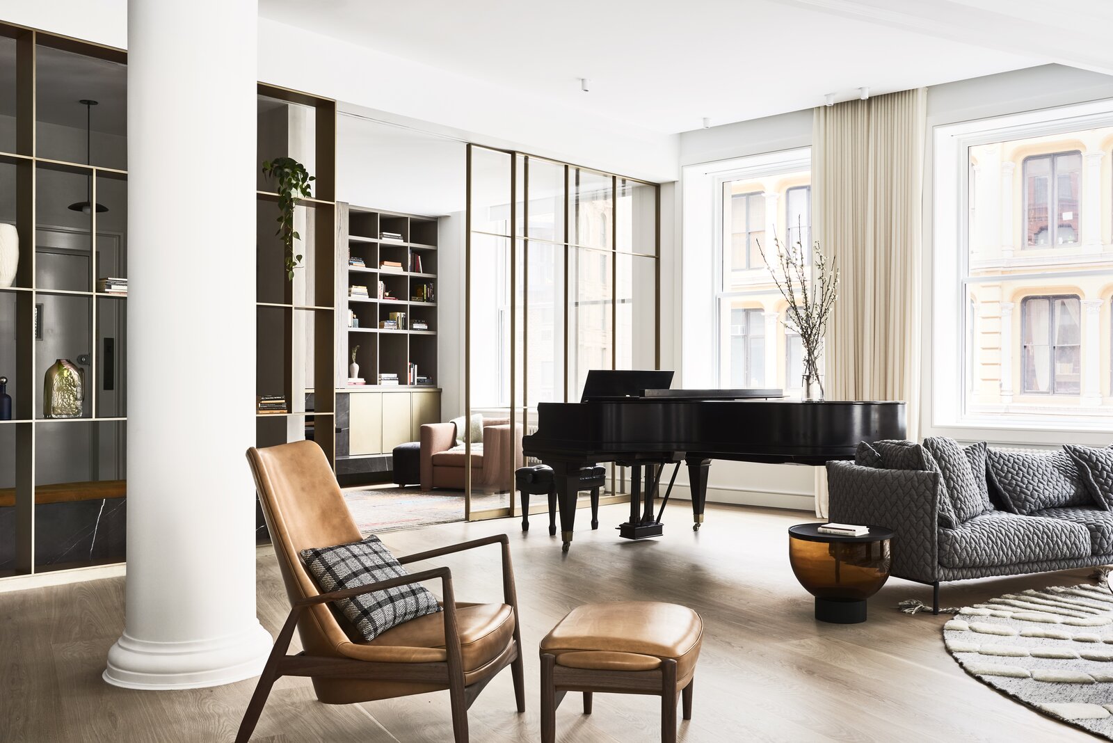 Photo 2 of 9 in A Triangular New York Apartment With a Cylindrical ...