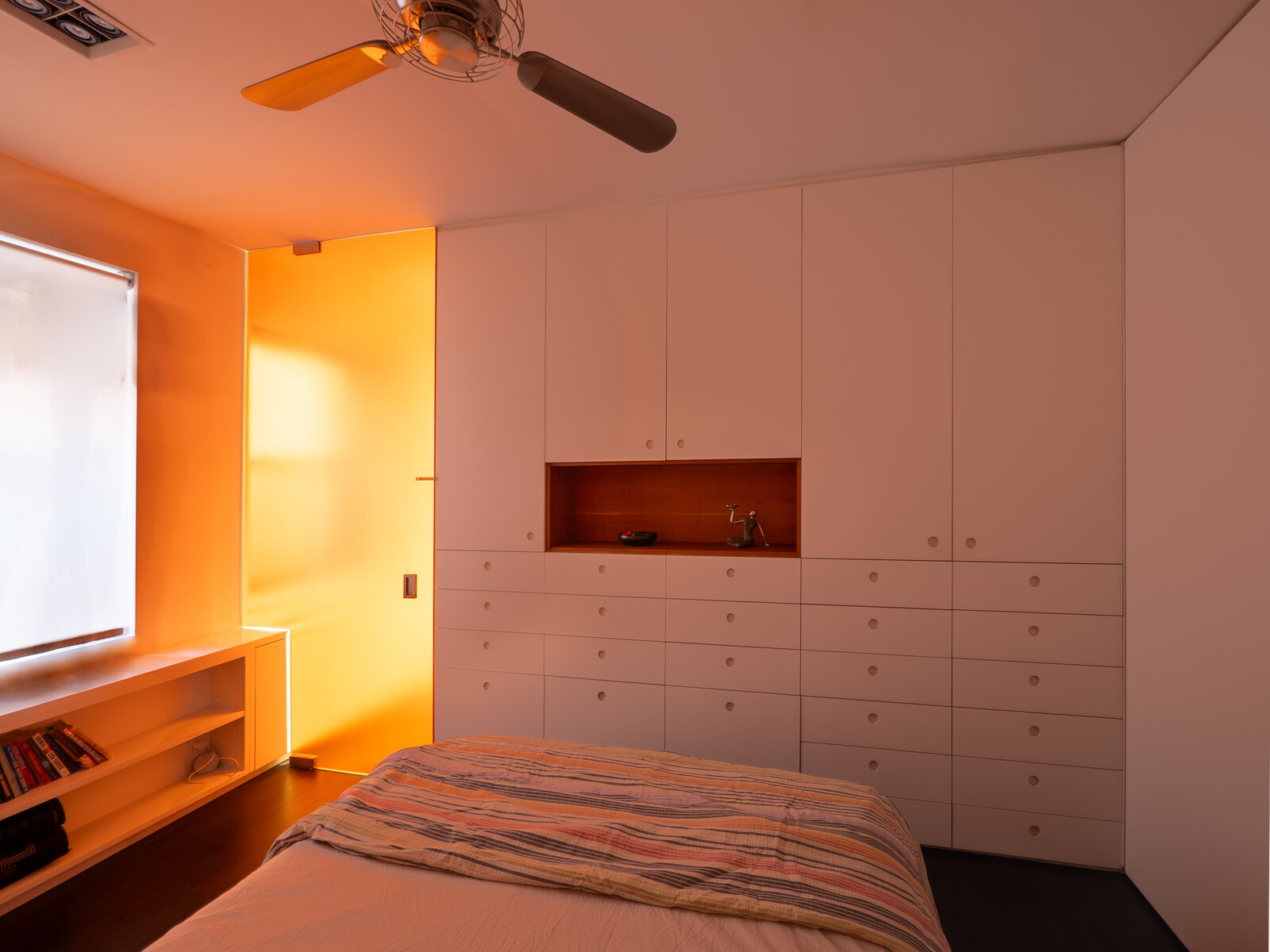 Photo 6 of 9 in How They Pulled It Off: A Glowing Orange Door ...