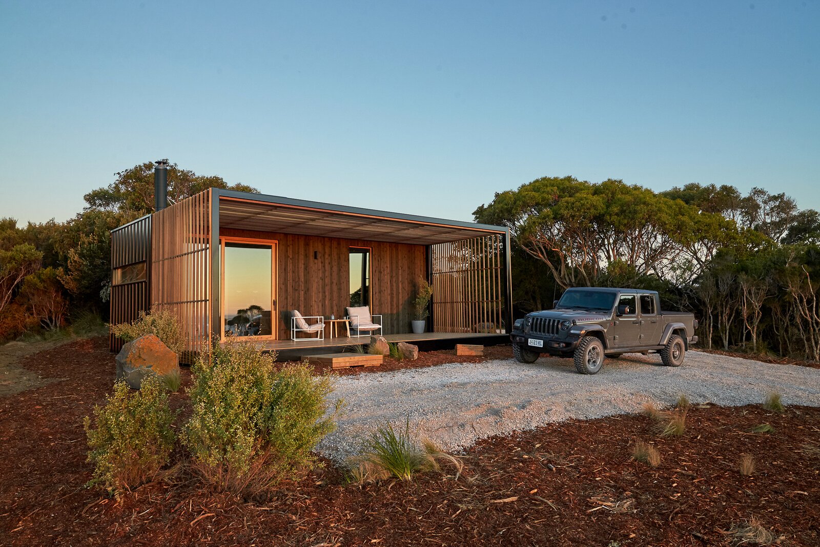 Photo 7 of 9 in This Flat-Pack Prefab Is Designed With Remote Living in ...