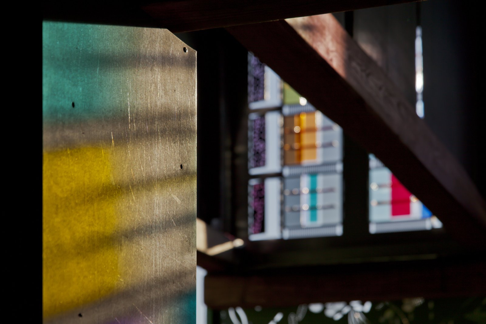 Photo 10 of 17 in Dappled Sunlight Shines Through the Walls of This ...