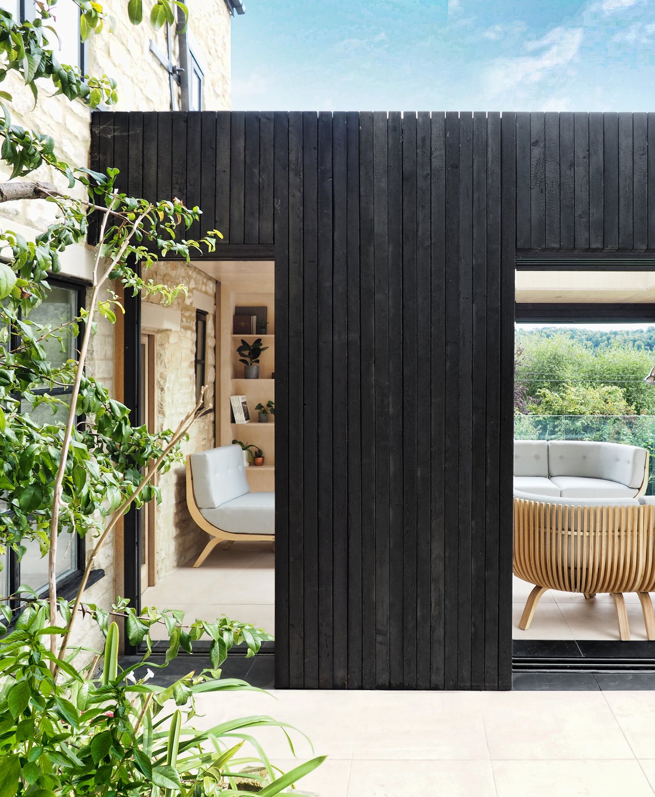 Photo 5 of 8 in A Serene, Charred-Wood Library Punctuates a 17th ...
