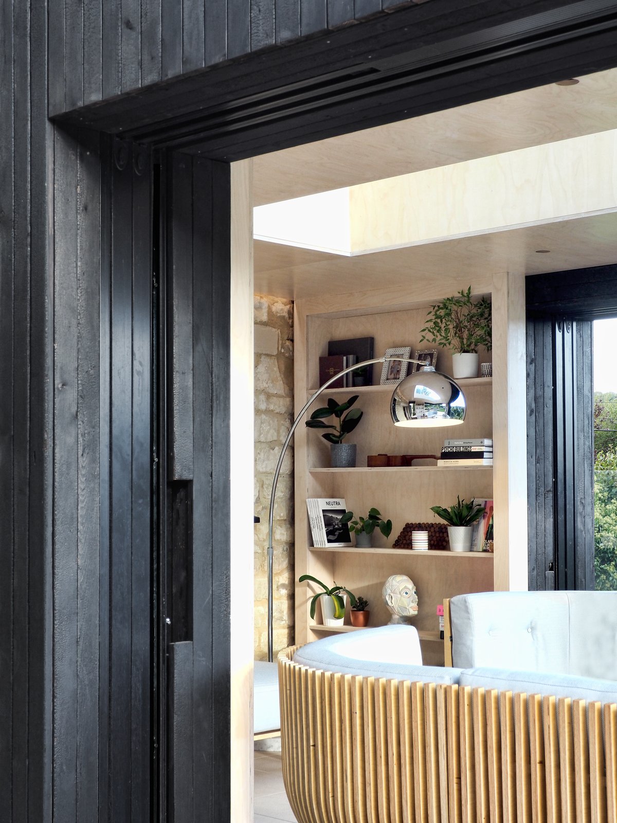 Photo 6 of 8 in A Serene, Charred-Wood Library Punctuates a 17th ...